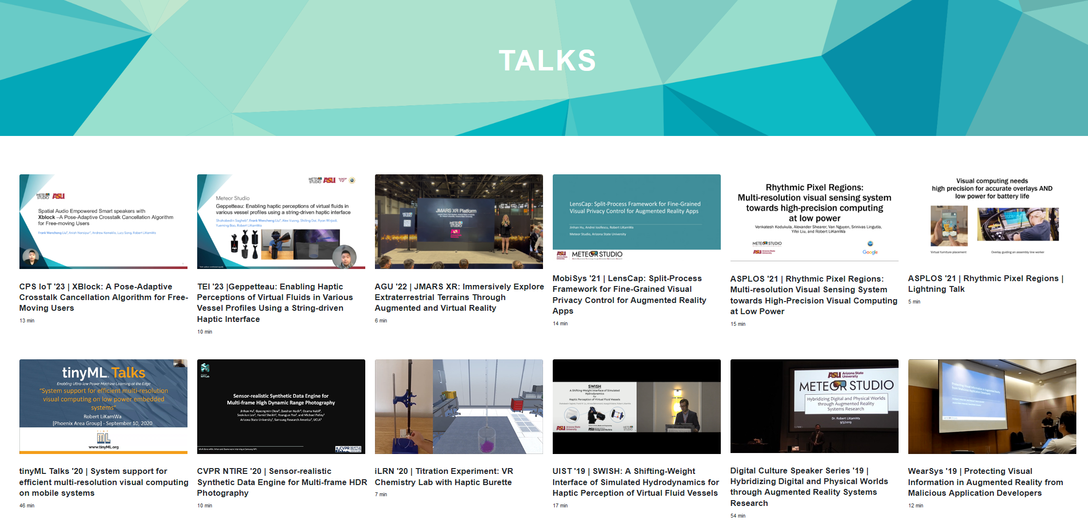 Meteor Studio Website | Anthony Delphy