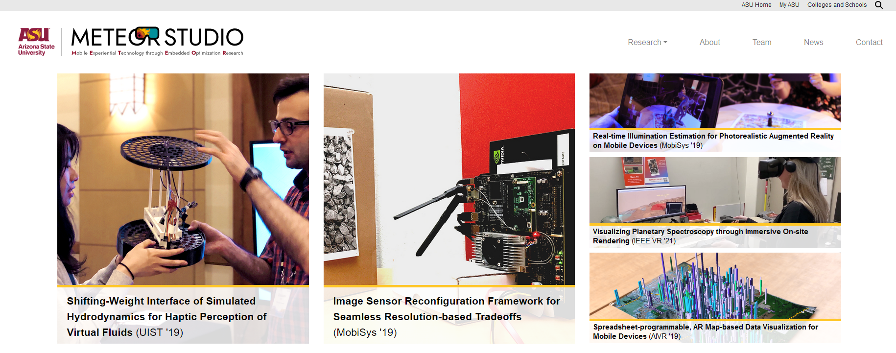 Meteor Studio Website | Anthony Delphy